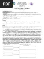 Filipino: Pagbibigay NG Sariling Interpretasyon Sa Mga Pahiwatig Sa ...