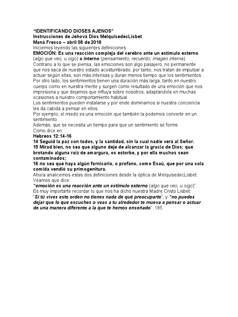 Identificando Dioses Ajenos | PDF | Libros de reyes | Muerte
