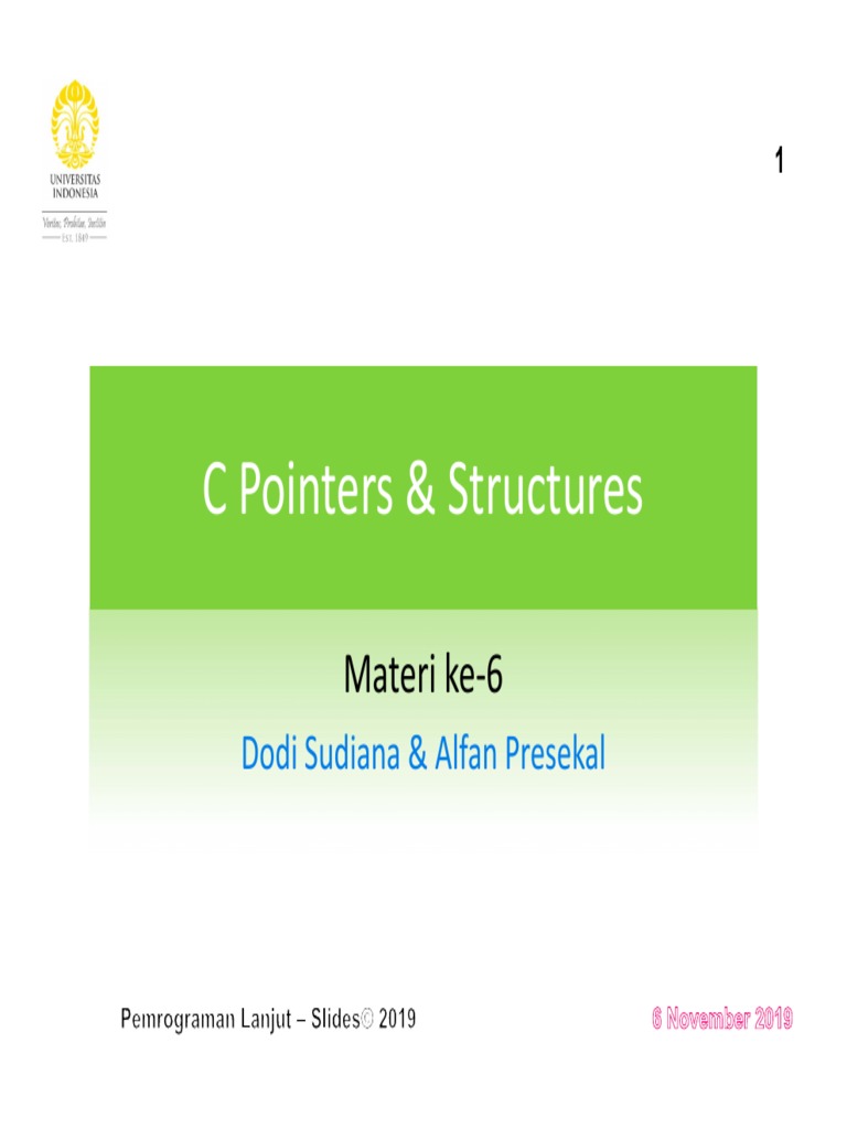 Pointer & Structures | PDF