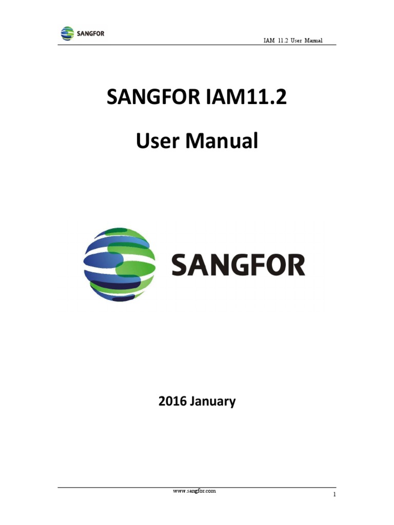 Sangfor IAM User Manual v11.2 PDF | PDF | Proxy Server | Local Area Network