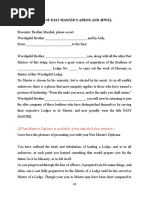Sample Letter To Demit From The Masonic Lodge or Similar Bodies | PDF ...