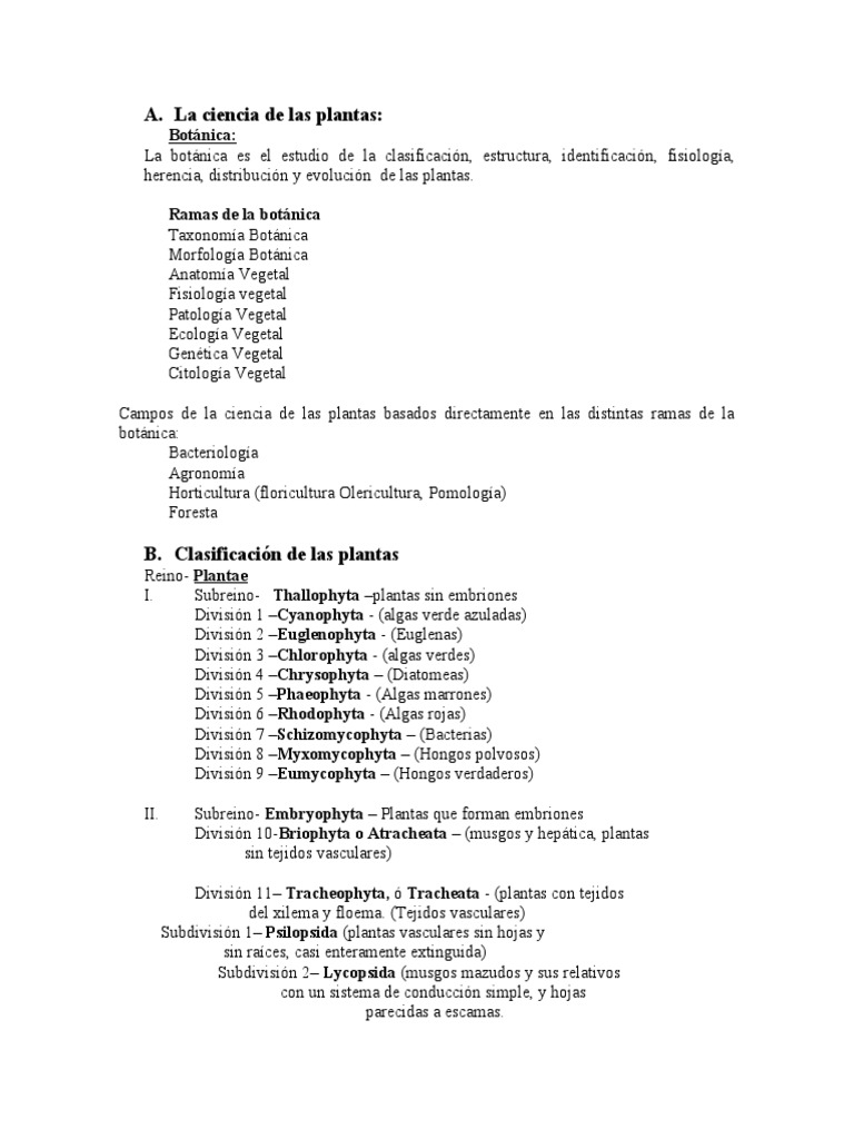 La Ciencia de Las Plantas A.B.C. | PDF | Plantas | Organismos