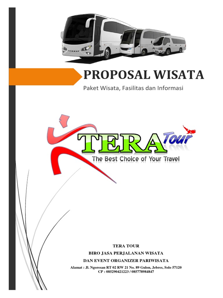 Proposal Wisata Tera Tour Solo PDF | PDF