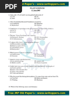 Botany Multiple Choice Questions With Answers | PDF | Plant Hormone ...