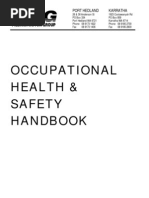 OHS Manual | Occupational Safety And Health | Safety