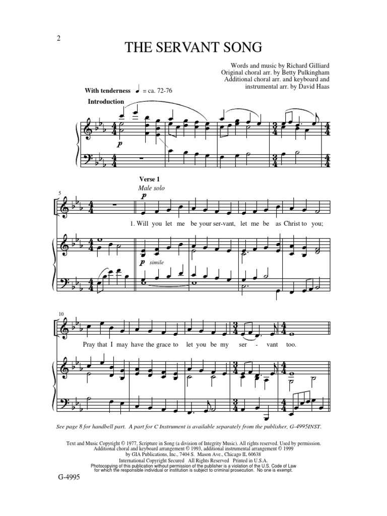 The Servant Song | PDF