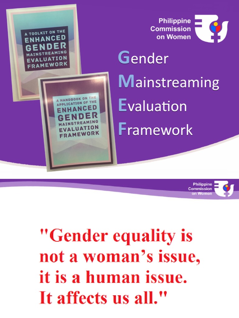 GMEF | PDF | Gender Mainstreaming | Gender