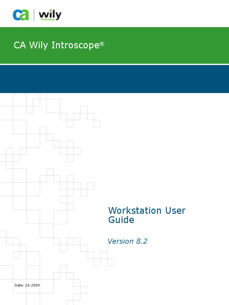 CA Wily Introscope. Workstation User Guide. Version 8.2 | PDF | Command Line Interface | Java ...