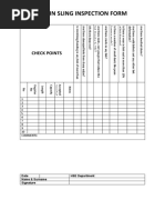 Chain Sling Inspection Form | PDF | Industrial Processes | Mechanical ...