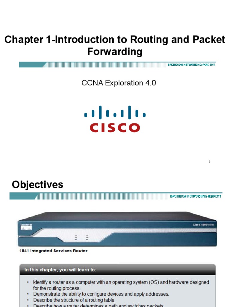 CCNA Exp2 - Chapter01 - Introduction To Routing and Packet Forwarding | PDF | Router (Computing ...