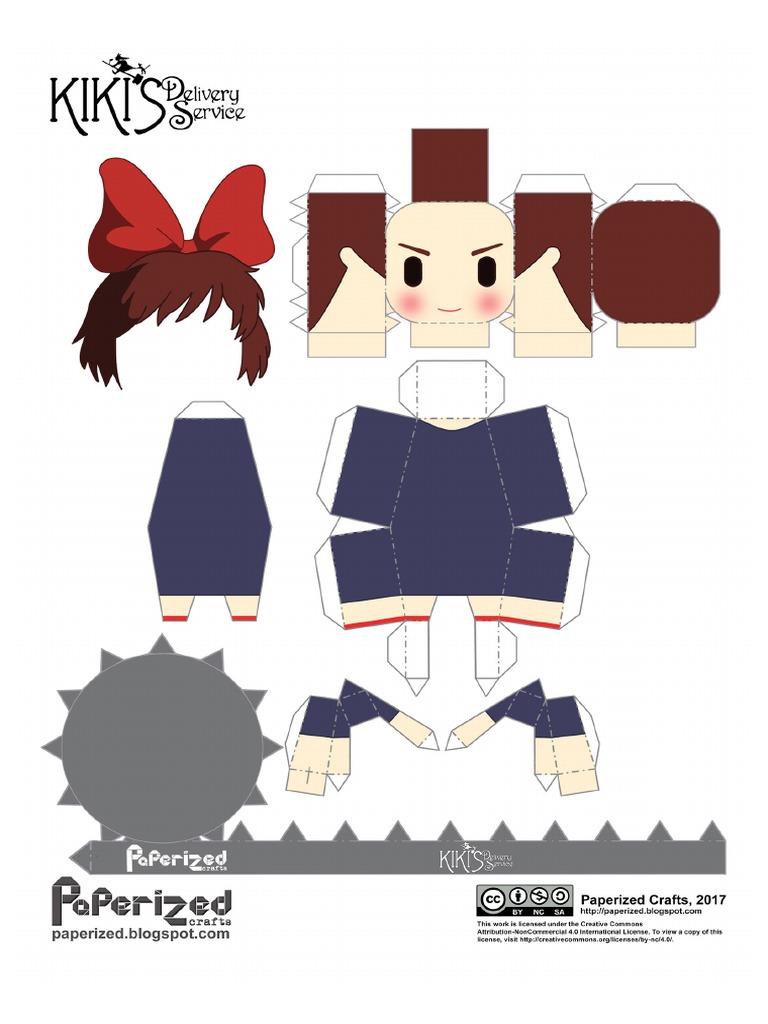 Kiki's Delivery Service - Kiki and Jiji Papercraft PDF | PDF