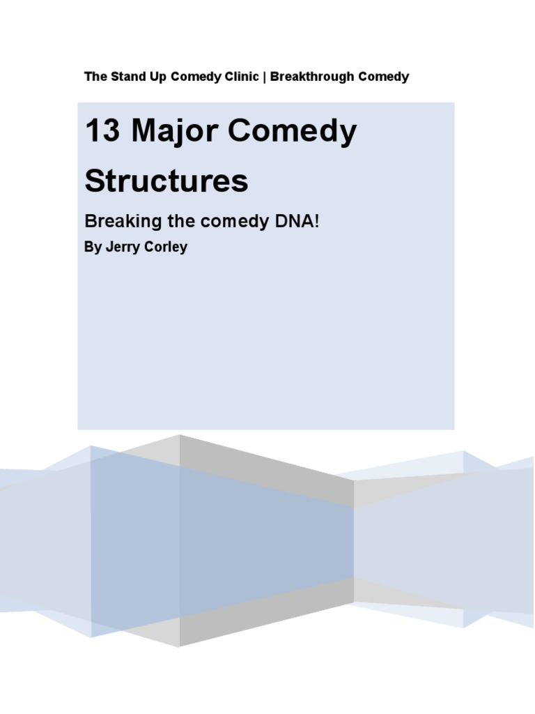 13 Comedy Structures | PDF | Irony