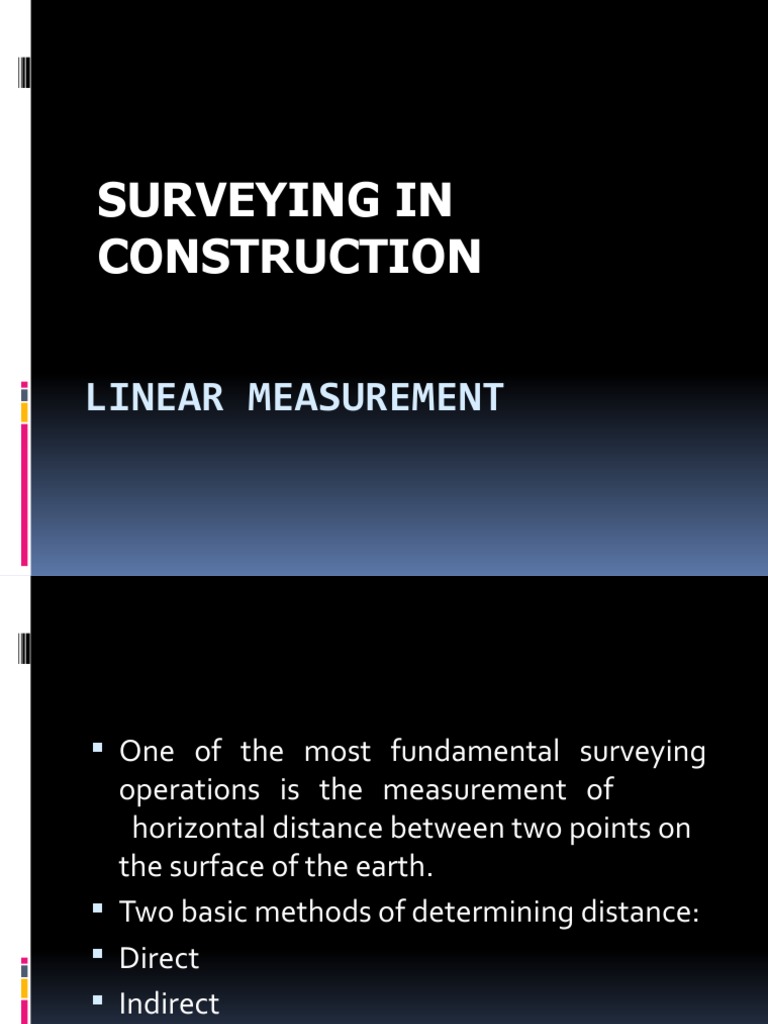 L2 Linear Measurement | PDF | Surveying | Scientific Observation