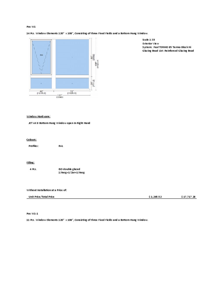 Windows Quotation | PDF | Window | Door