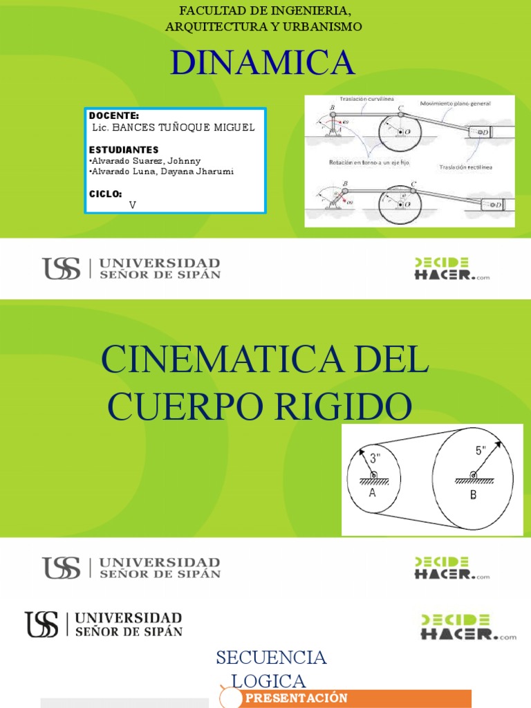 Dinamica Cinematica de Cuerpo Rigido | PDF | Aceleración | Velocidad