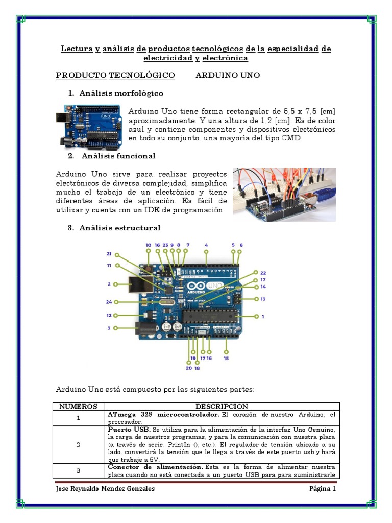 Lectura y Analisis de Arduino | PDF | Arduino | Microcontrolador