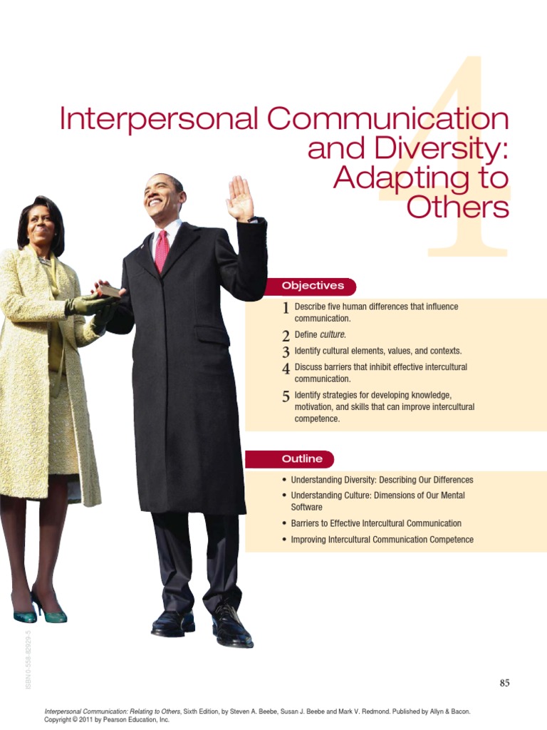 Interpersonal Communication and Diversity: Adapting To Others | PDF ...