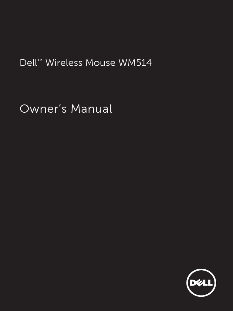 Owner's Manual: Dell Wireless Mouse WM514 | PDF | Usb | Contractual Term