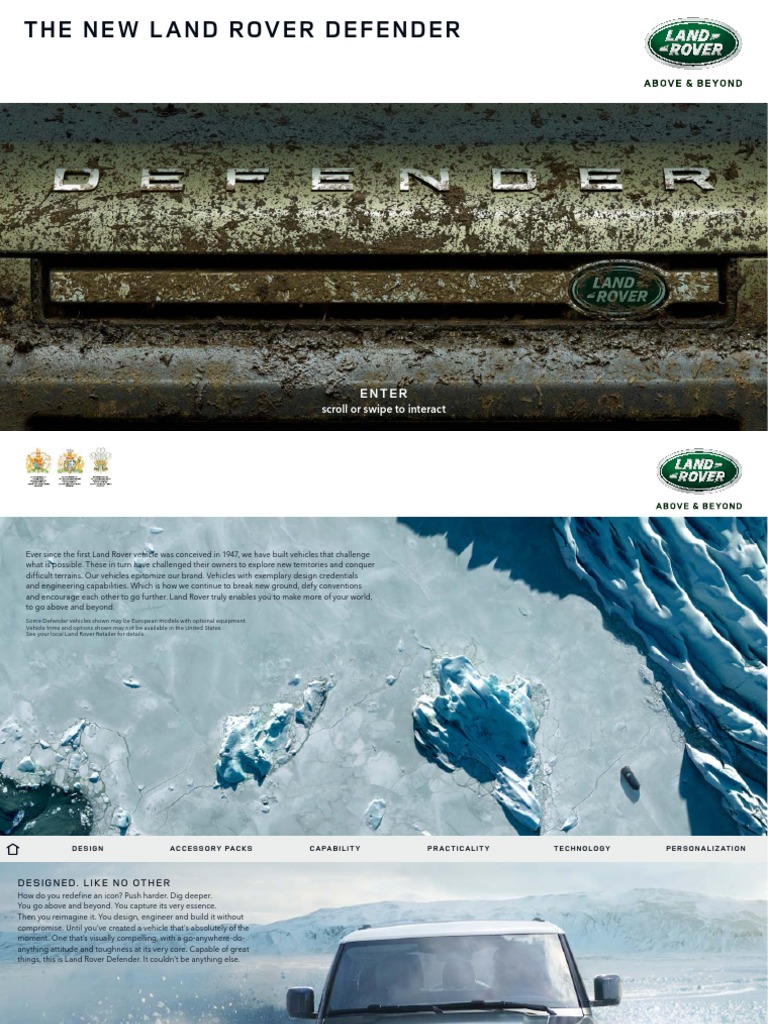 Land Rover Defender Brochure 1L6632010000BUSEN02P - tcm293 767787 PDF ...