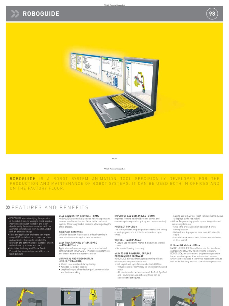 Roboguide EN PDF | PDF | Simulation | Robot