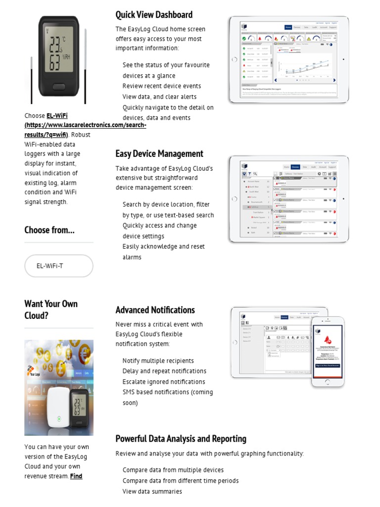 EasyLog Cloud | PDF | Cloud Computing | Information Technology