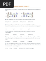 Math Kangaroo Practice Problems (Grades 1-8) | PDF | Geometry ...