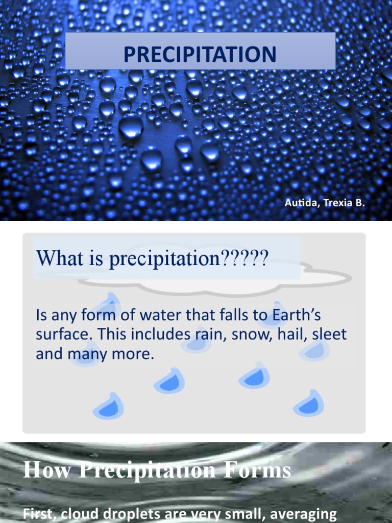 Precipitation (Final Round) | PDF | Precipitation | Rain