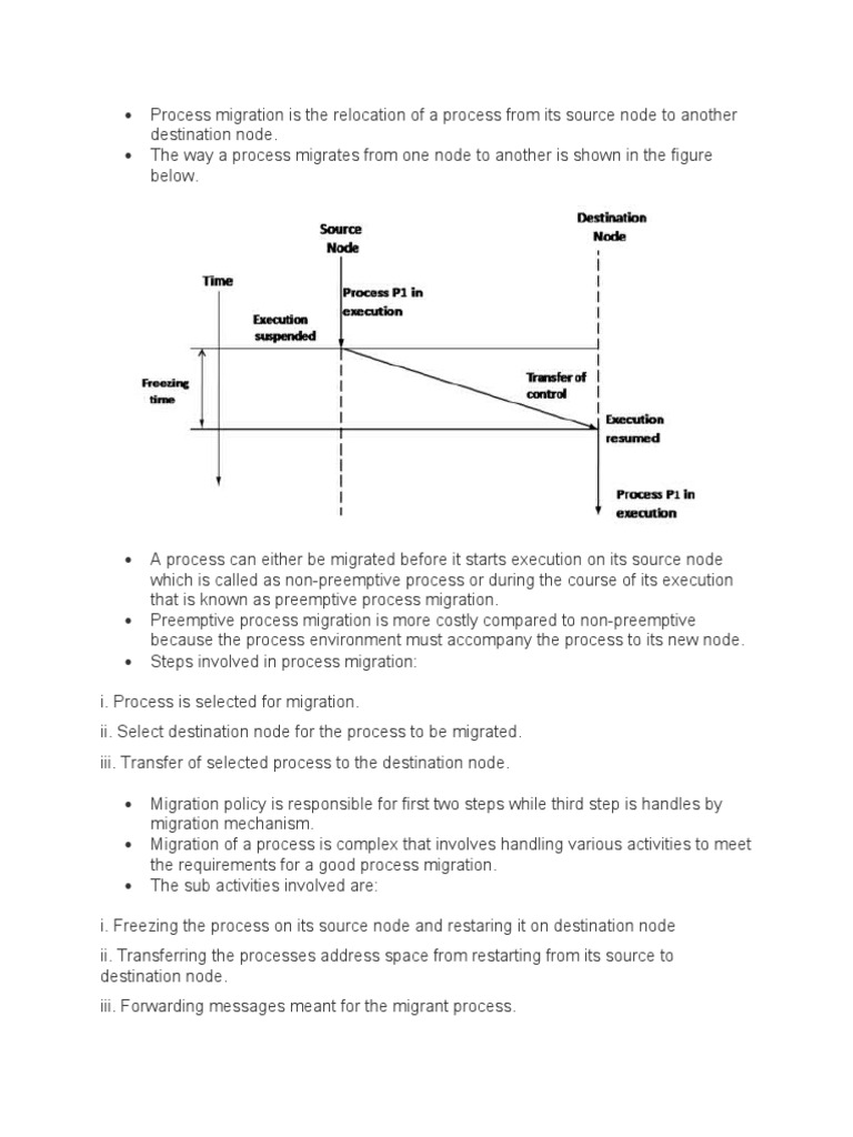 Process Migration | PDF