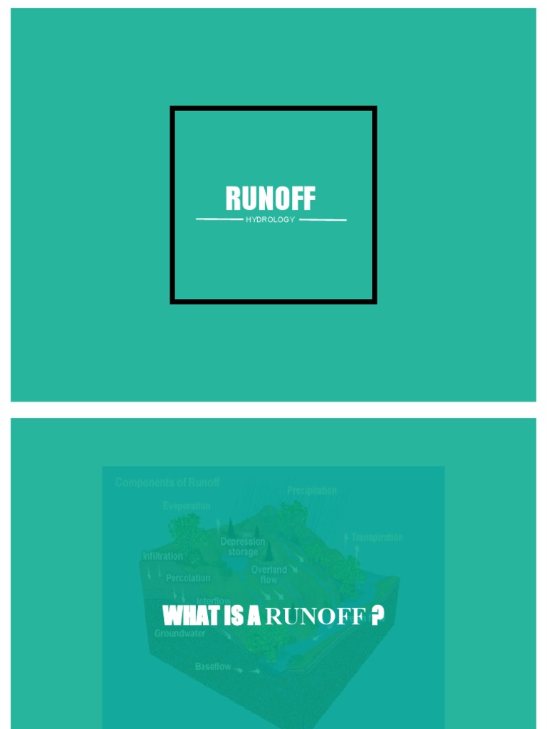 RUNOFF | PDF | Surface Runoff | Stream