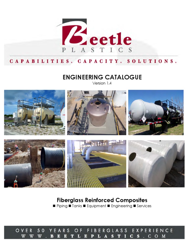 Beetle Engineering Catalog SM | PDF | Fiberglass | Pipe (Fluid Conveyance)