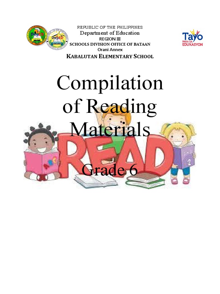 Compilation of Reading Materials: Grade 6 | PDF