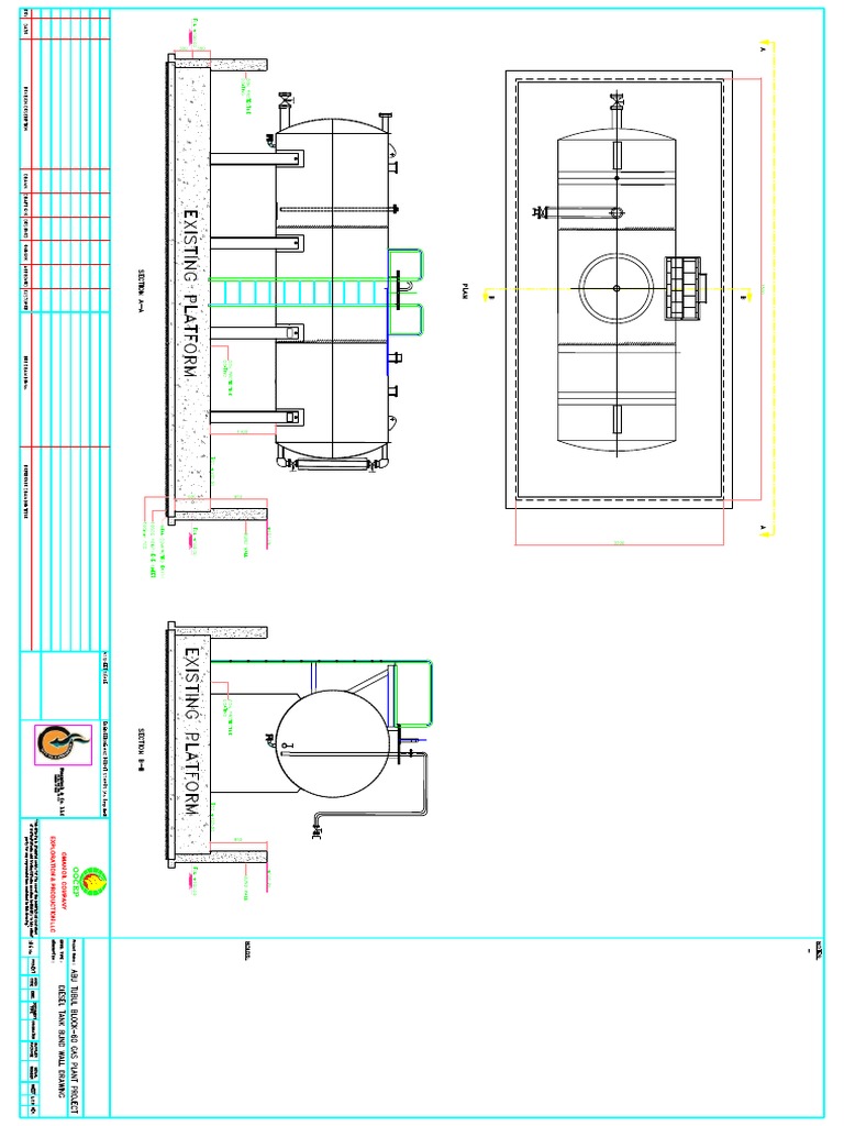 Diesel Tank Bund Wall DRG | PDF