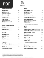 Cafe Akasa Menu | PDF | Meal | Drink