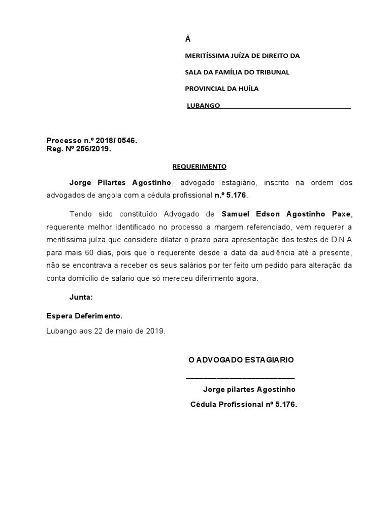 Requerimento Dirigido Ao Procurador | PDF