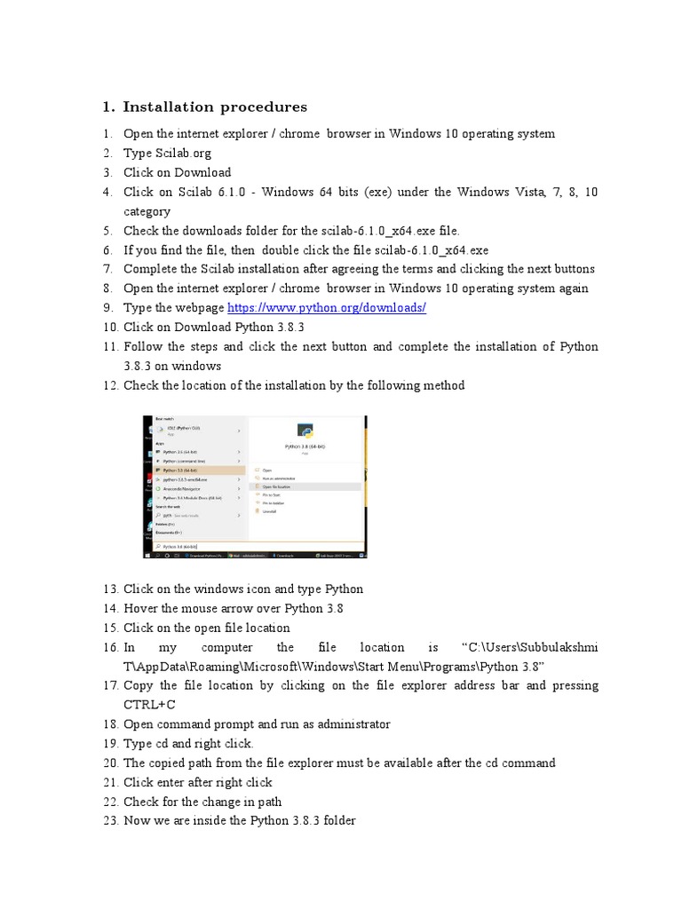 Installation Procedures | PDF | Parameter (Computer Programming) | Subroutine