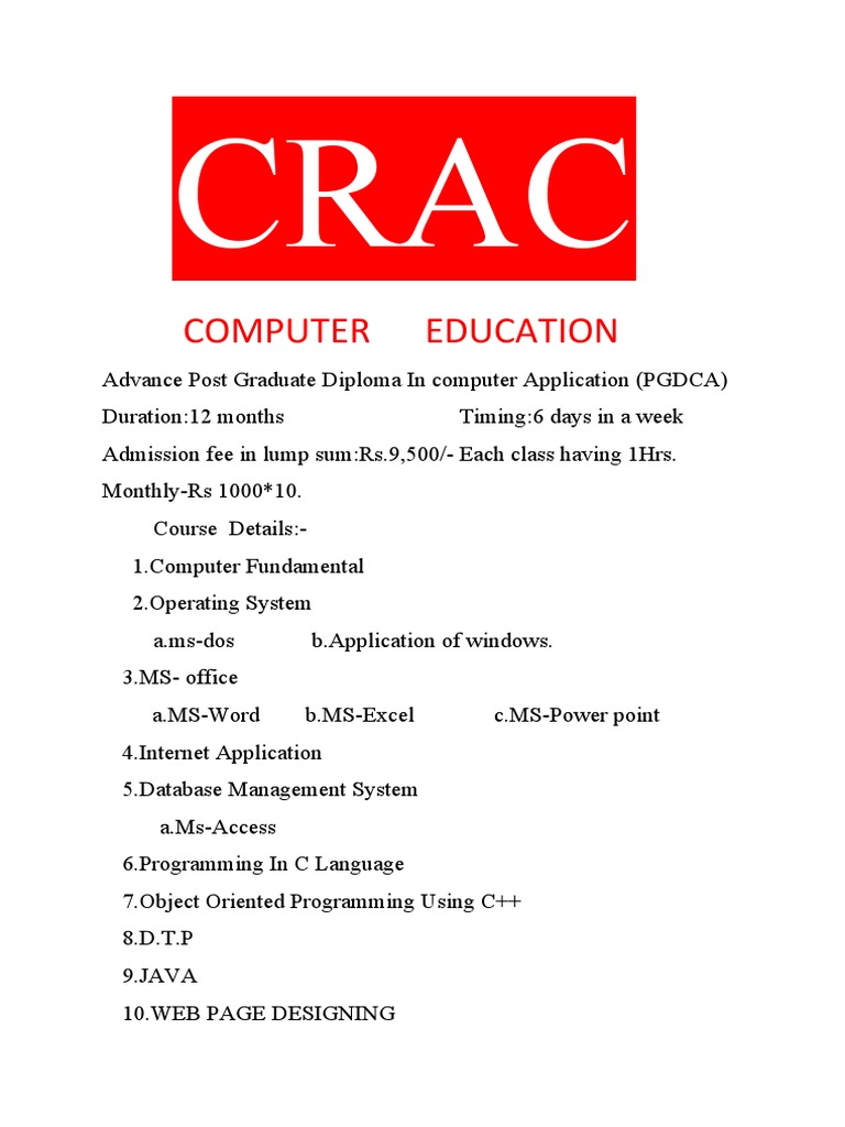 Crac | PDF