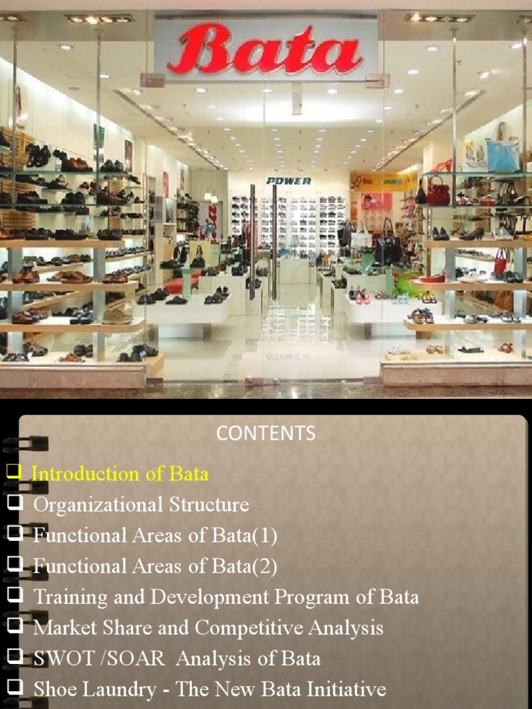 Bata Presentation | PDF | Retail | Swot Analysis