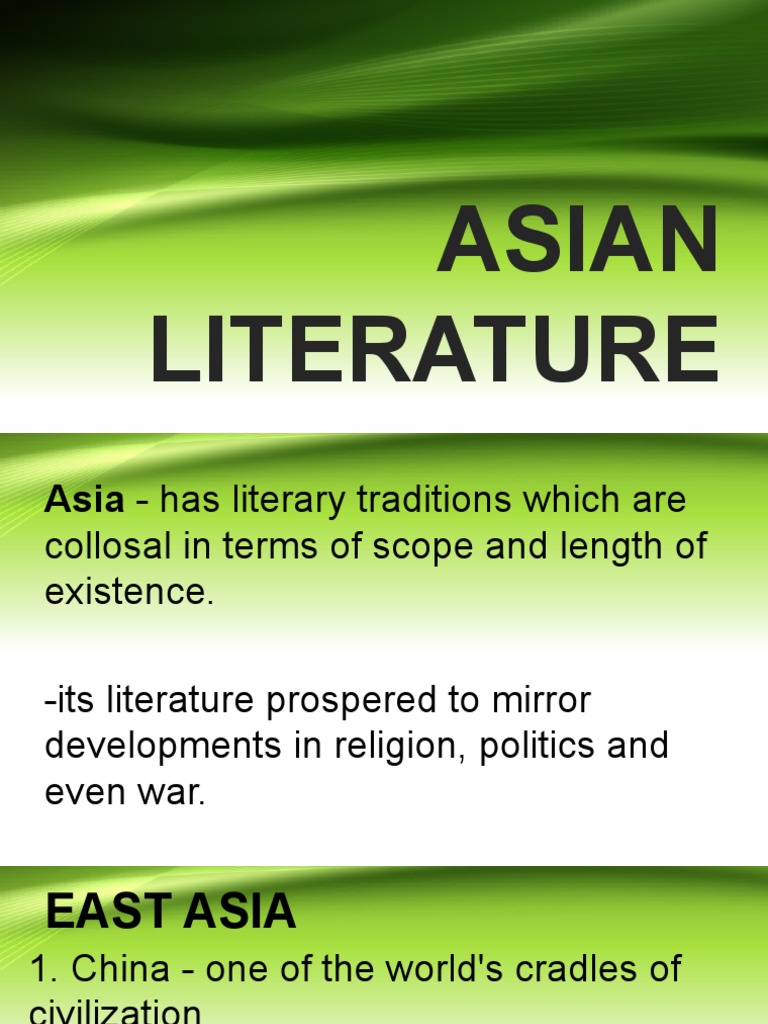 Asian Literature | PDF | East Asia | Asia