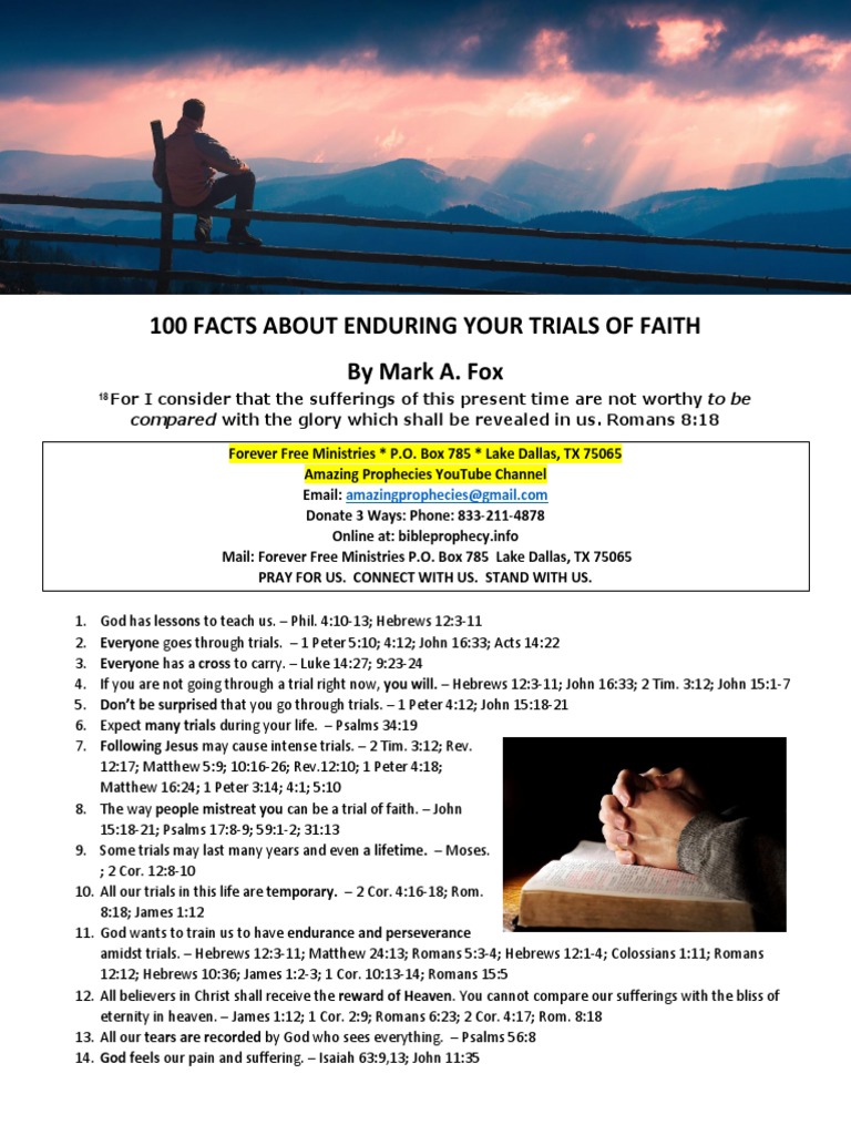 Faith in Trials: Enduring Hard Times | PDF | Gospel Of Matthew | Jesus