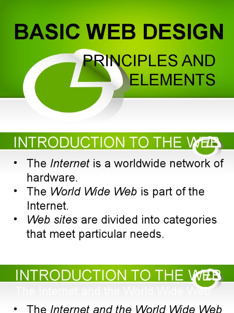 Basic Web Design | PDF | Websites | World Wide Web