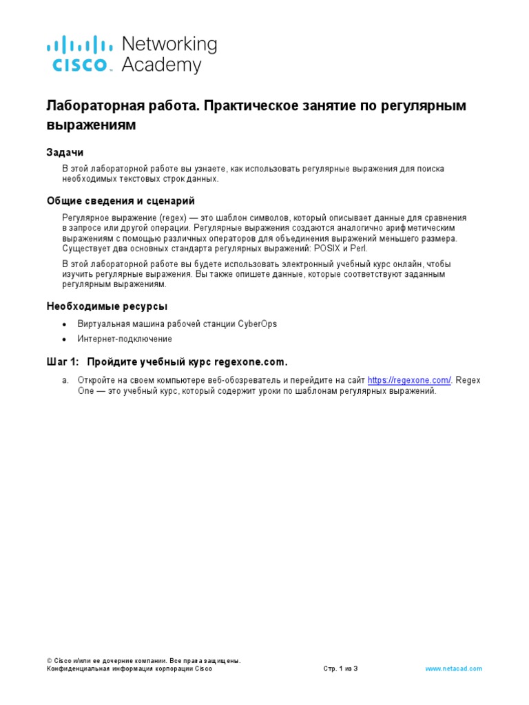 12.2.2.9 Lab - Regular Expression Tutorial | PDF