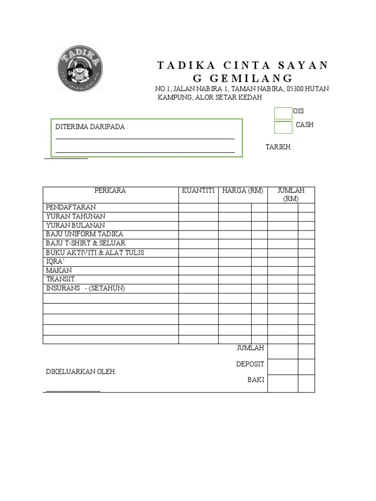 contoh resit pdf - Joshua Henderson