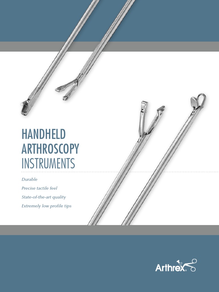 Handheld Arthroscopy Instruments | PDF | Surgical Specialties | Medical ...