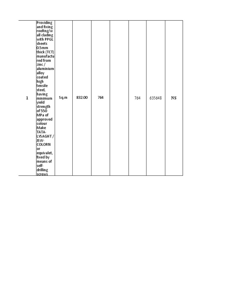 Quotation PEB | PDF | Screw | Pipe (Fluid Conveyance)
