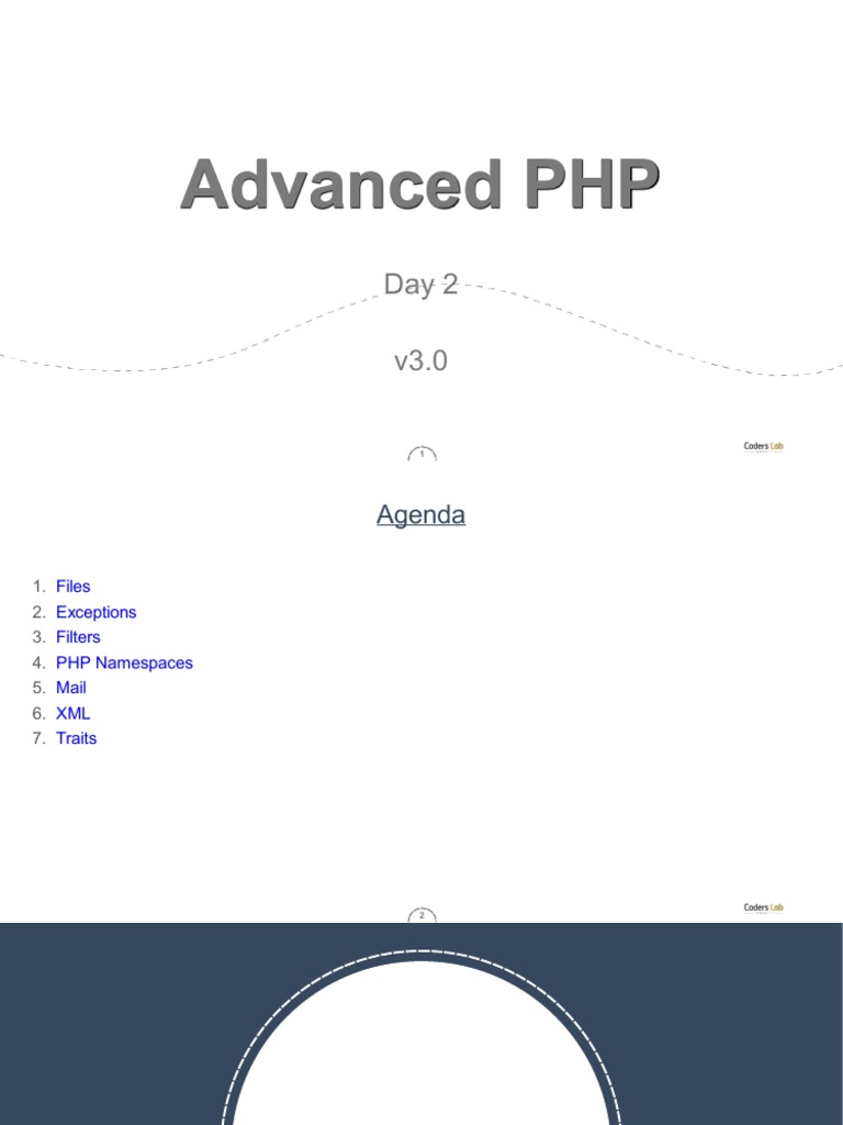 M 04 S 01 Advanced Php Day 2 Pdf Variable Computer Science Text File