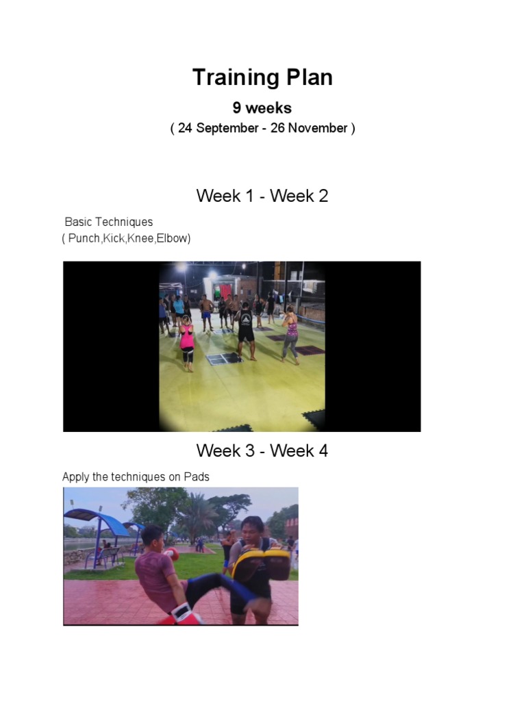 Training 9 Week Plan-1 | PDF