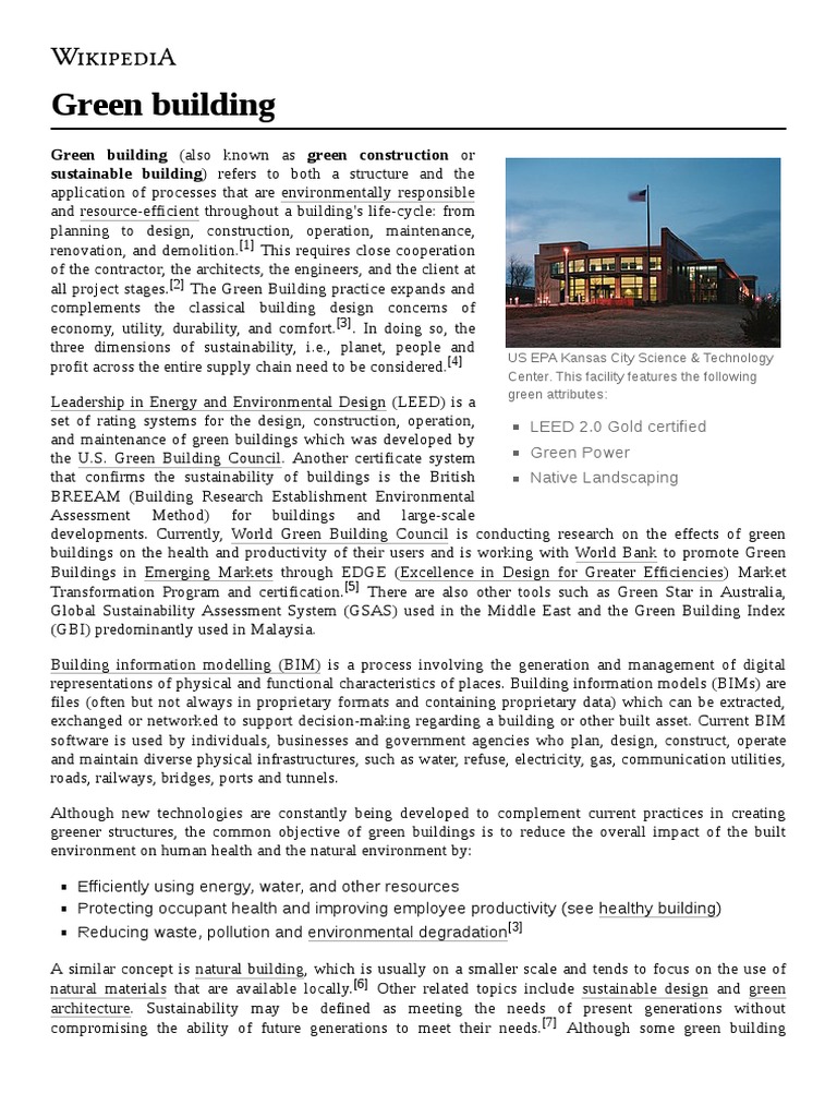 Green Building PDF | PDF | Green Building | Life Cycle Assessment