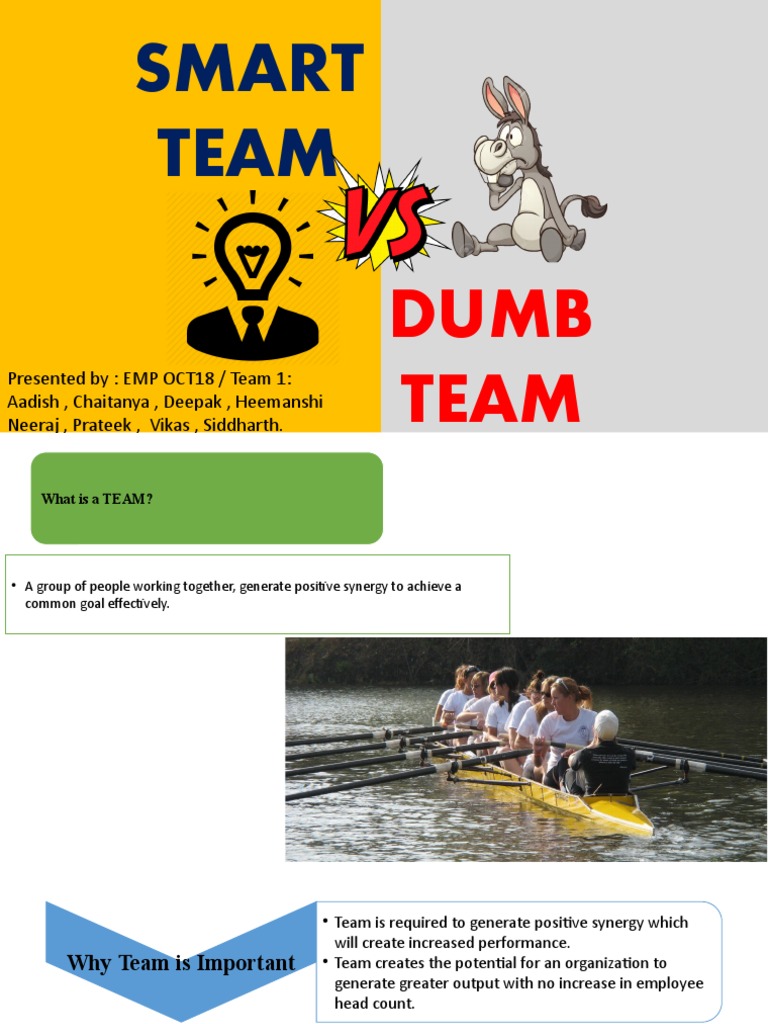 Smart Team | Goal | Brainstorming