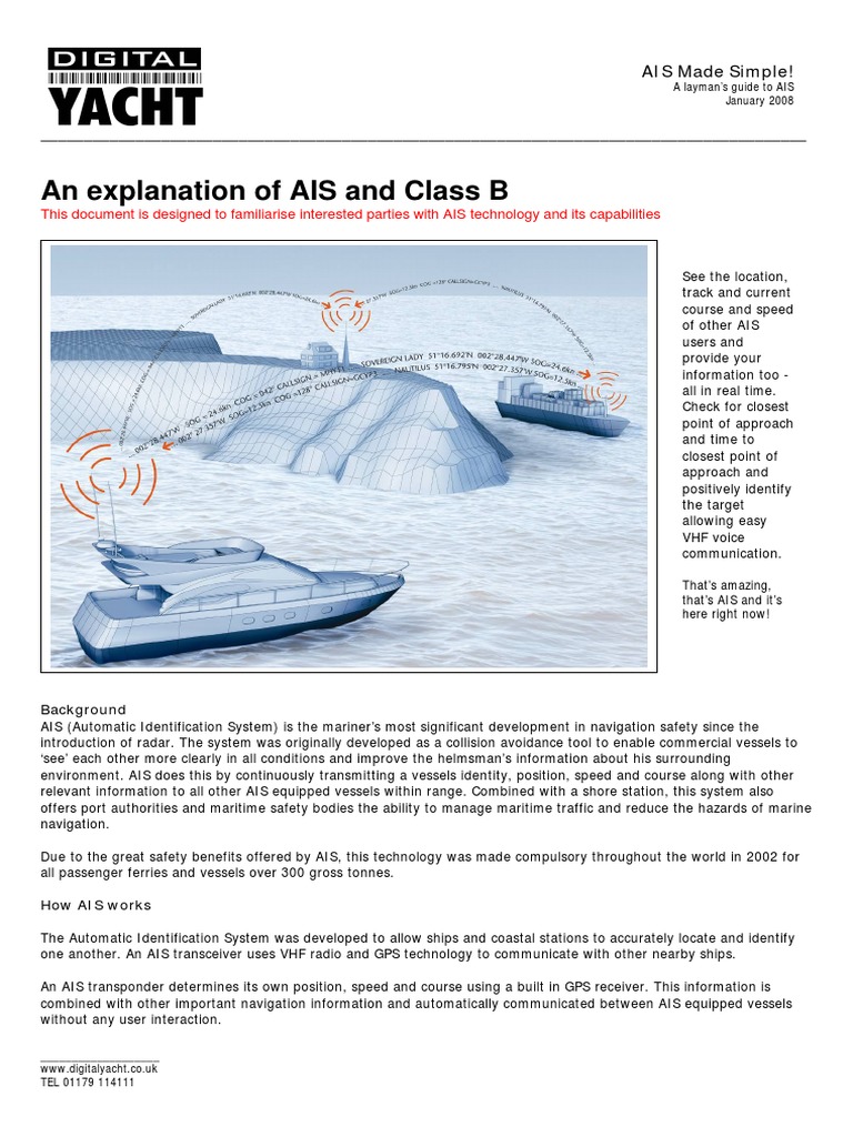 An Explanation of AIS and Class B | PDF | Radar | Wireless