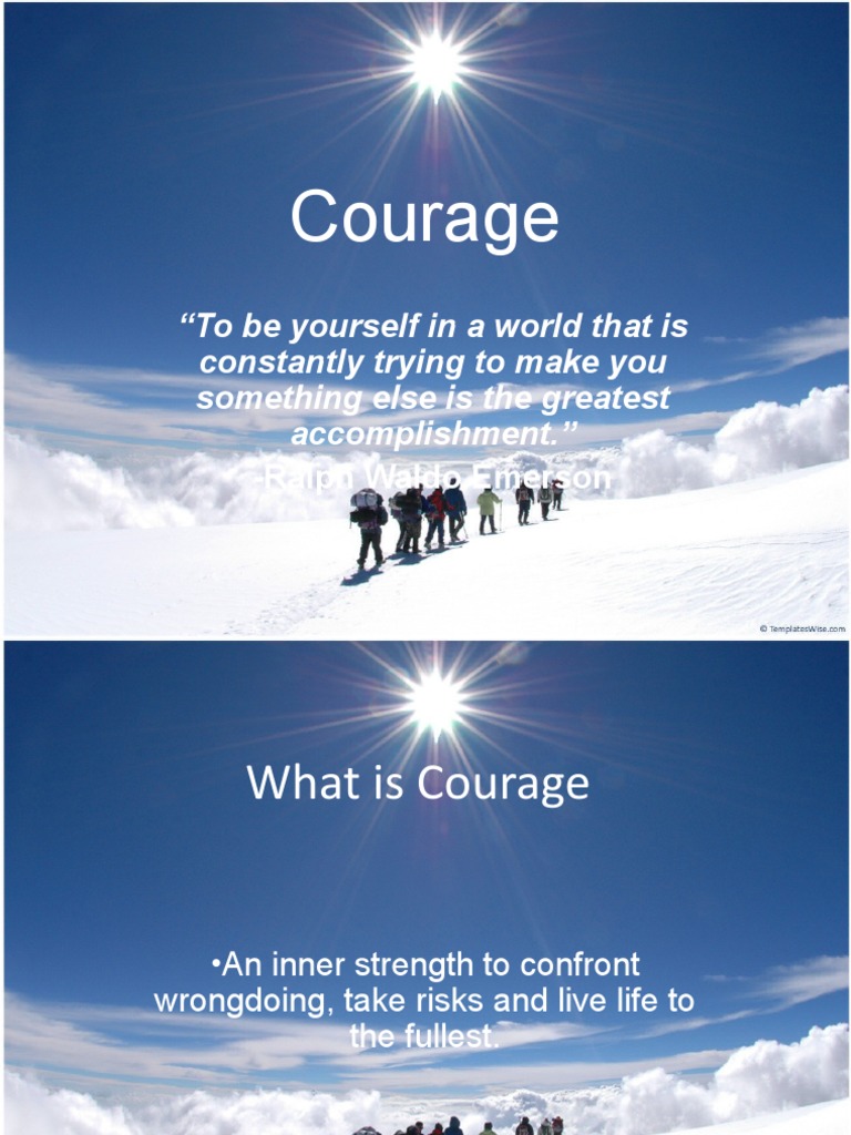 Embracing Courage and Authenticity | PDF